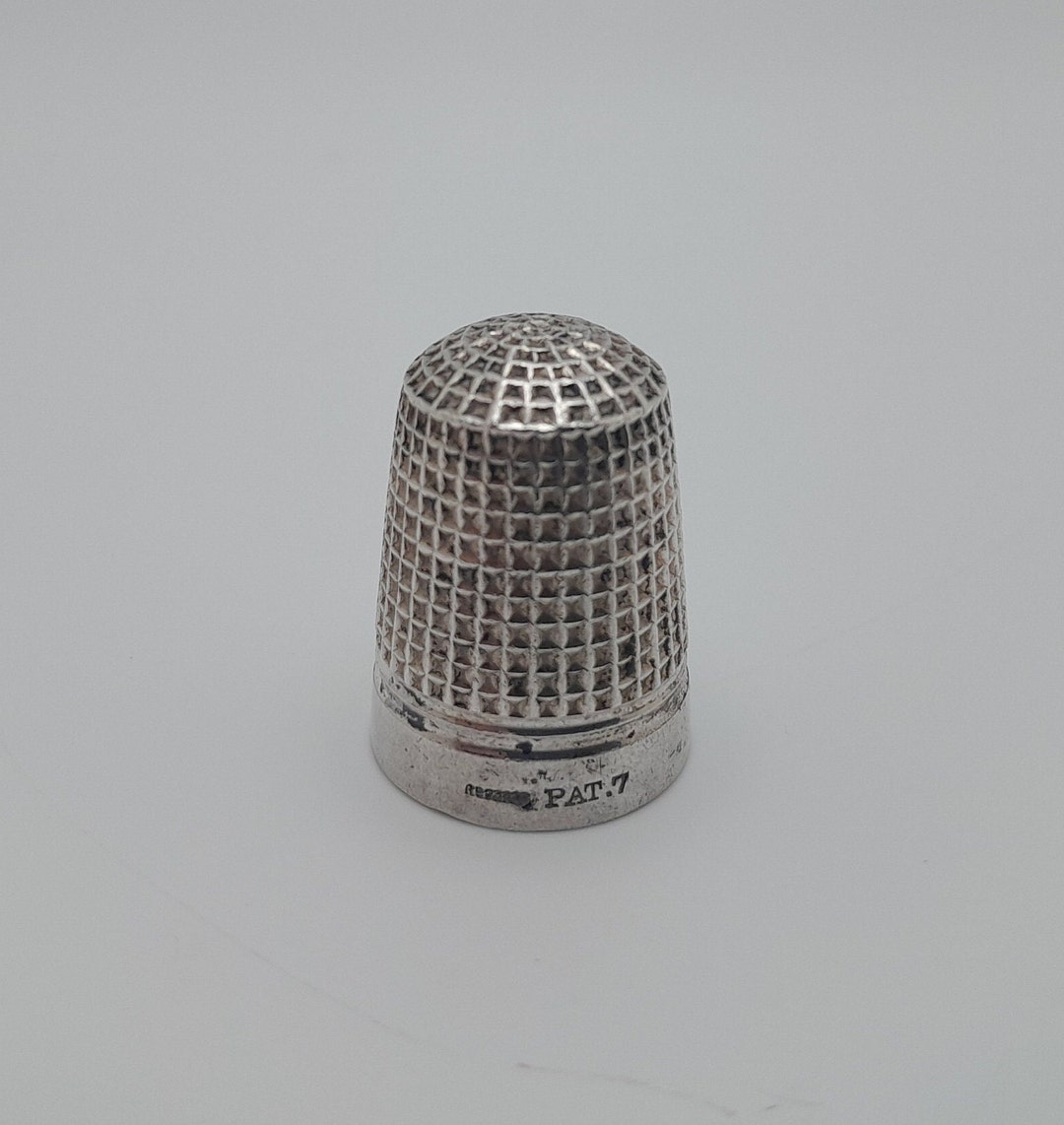 Charles Horner Dorcas Thimble, PAT 7, Diamond Design, C. 1887 - Etsy