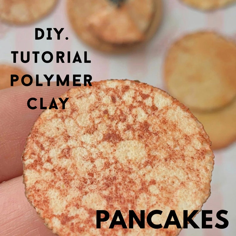 Miniature Pancakes. Tutorial Polymer Clay. Tiny Foods. DIY | Etsy