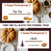 Thanksgiving Place Cards, Thanksgiving Name Cards, Printable ...