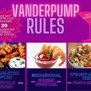 Vanderpump Rules Watch Party Food Tents, #scandoval, #team Ariana ...