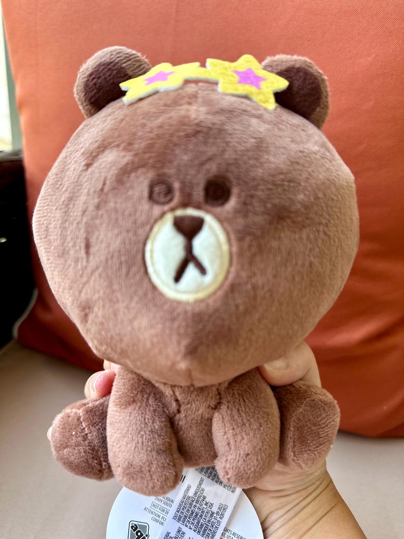 Line Friends Brown Plush, Line Friends Toys, Line Friends Gifts, Line ...