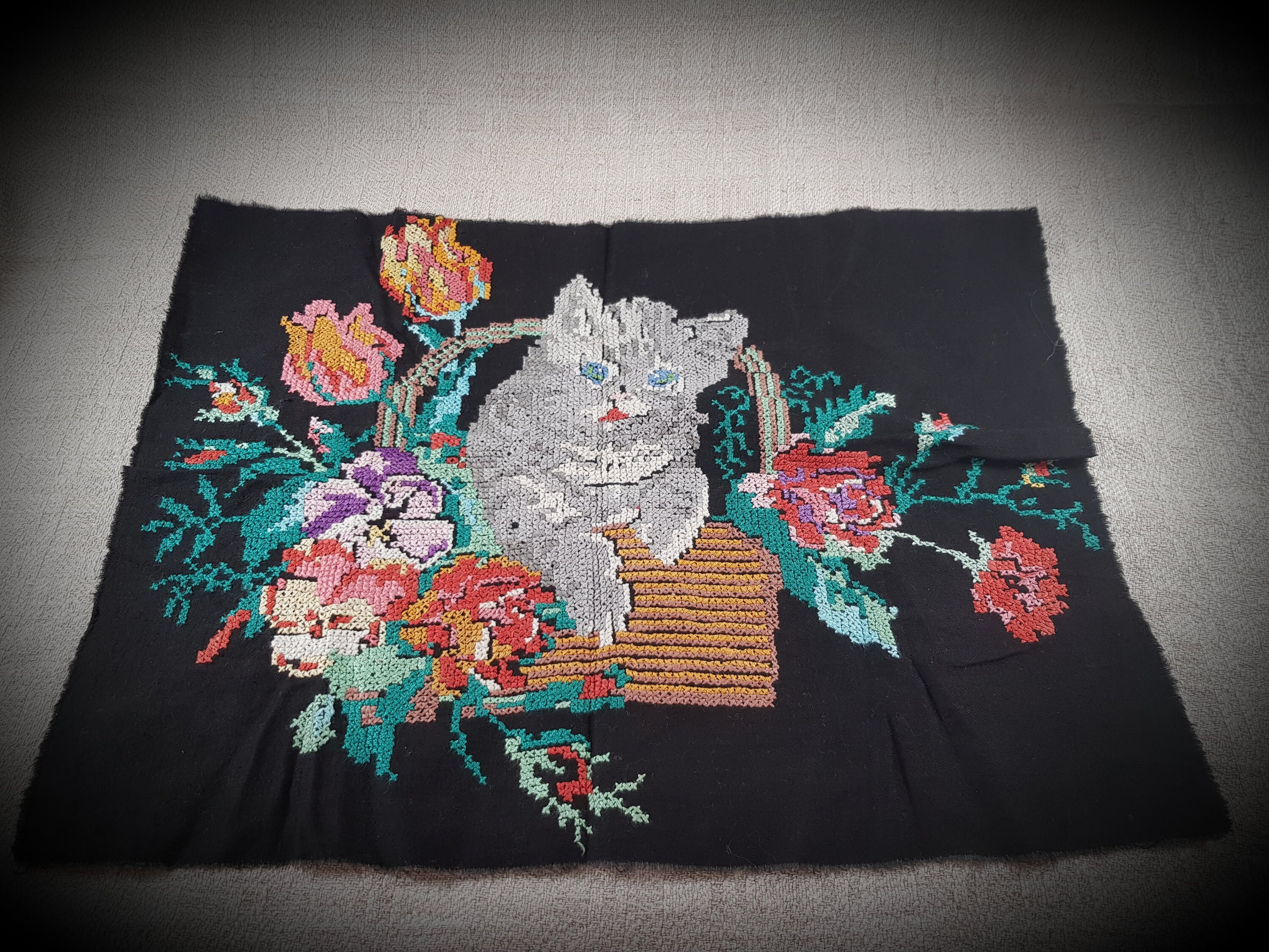 RARE Ukrainian Embroidery Vintage Hand Embroidered Picture Old | Etsy