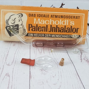 Inhaler GLASS TYPE Maholda with oil. USSR 1970-80 | Etsy