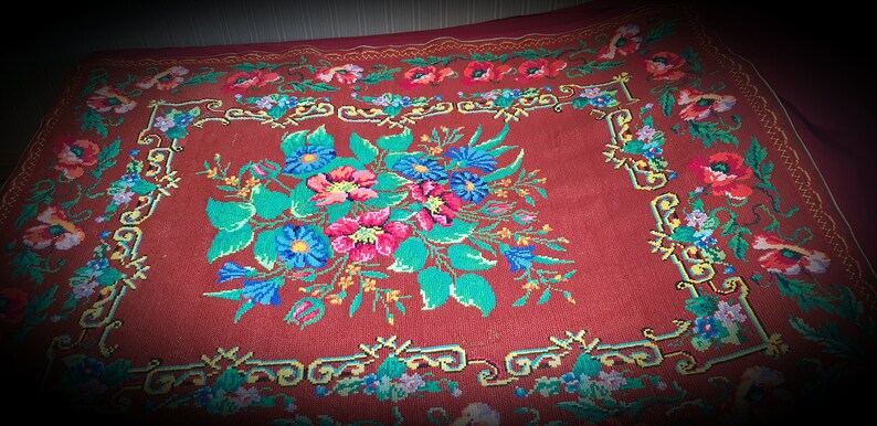 Gabilen carpet. Flowers Rug. Wall decor. The decor. rooms | Etsy