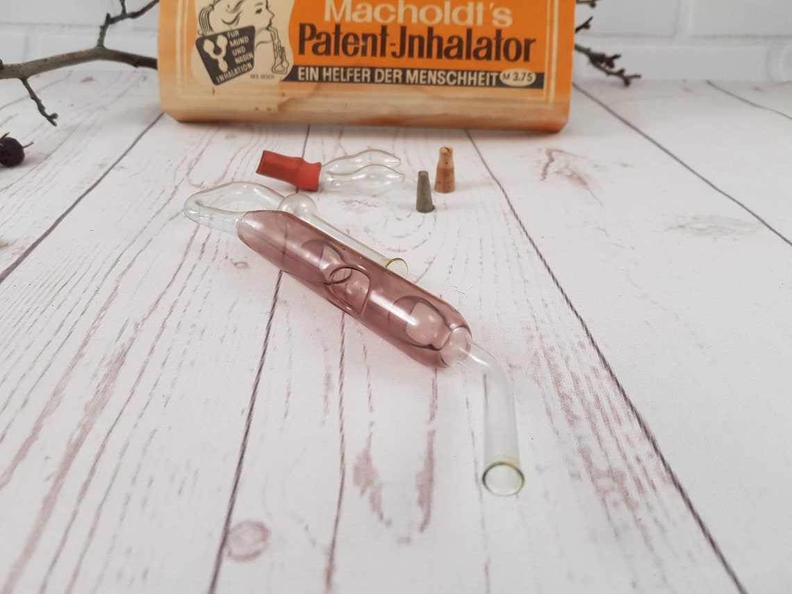 Inhaler GLASS TYPE Maholda with oil. USSR 1970-80 | Etsy