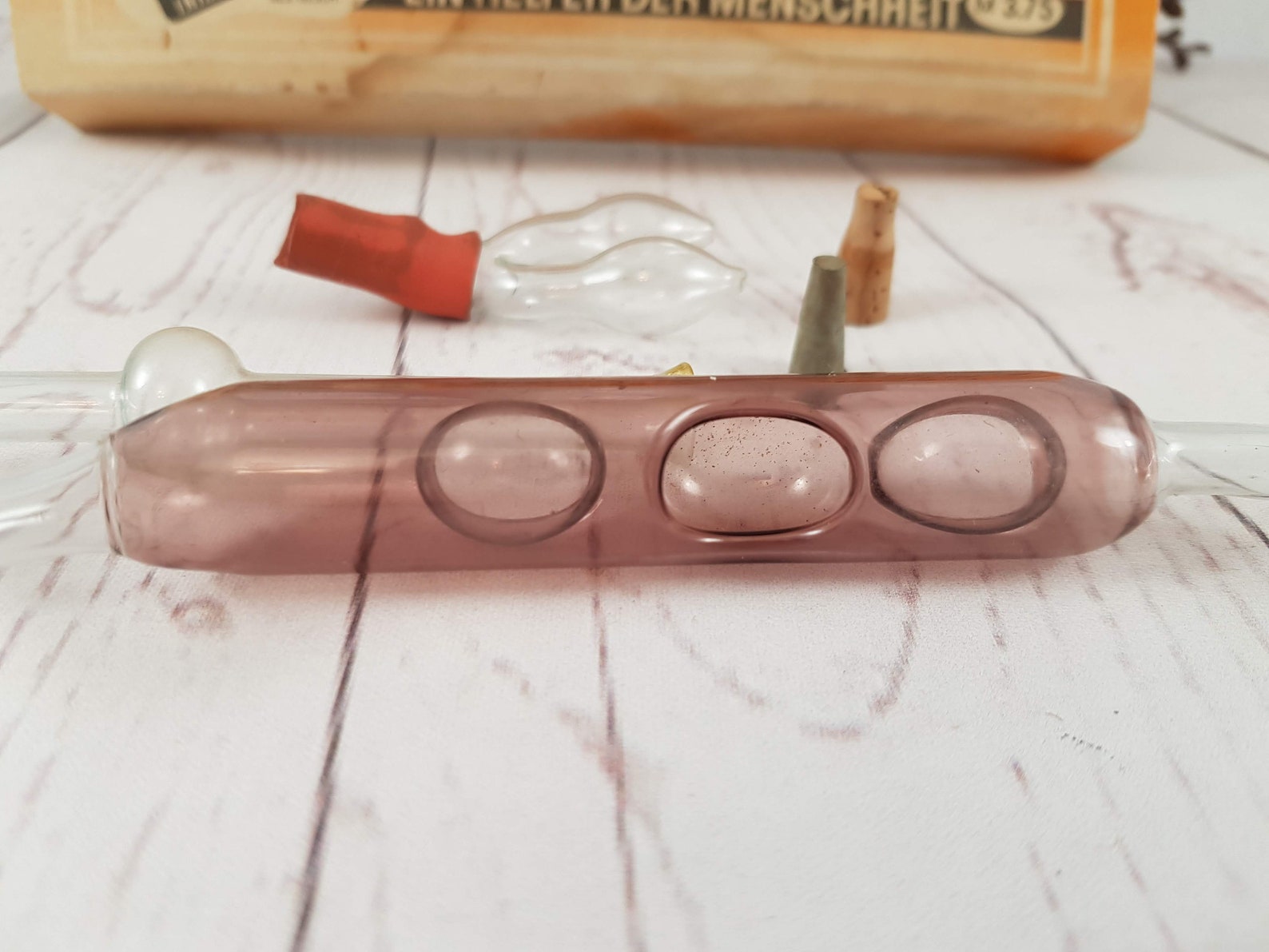 Inhaler GLASS TYPE Maholda with oil. USSR 1970-80 | Etsy