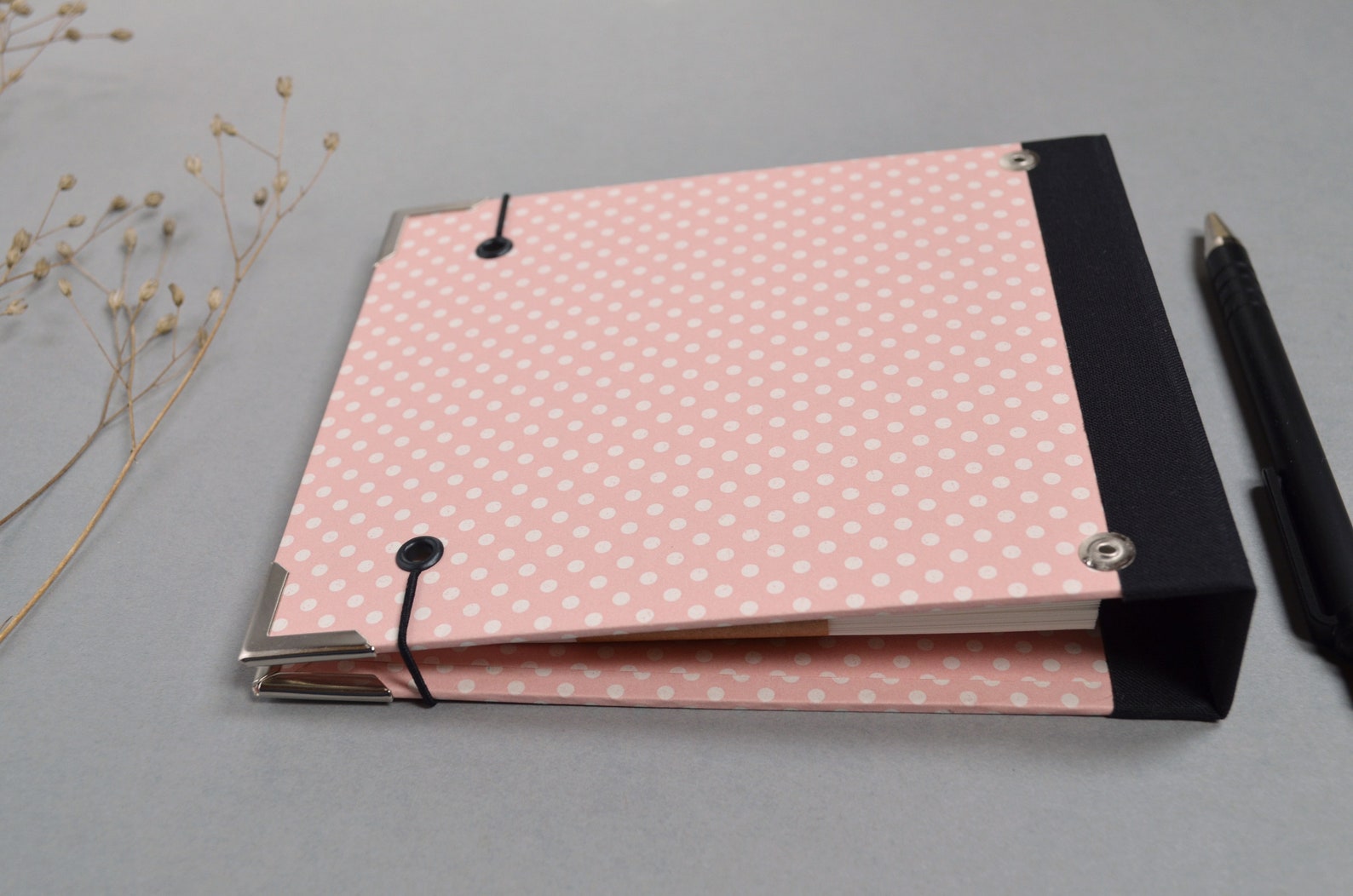 Small folder/album with metal corners filled with 35 pages | Etsy