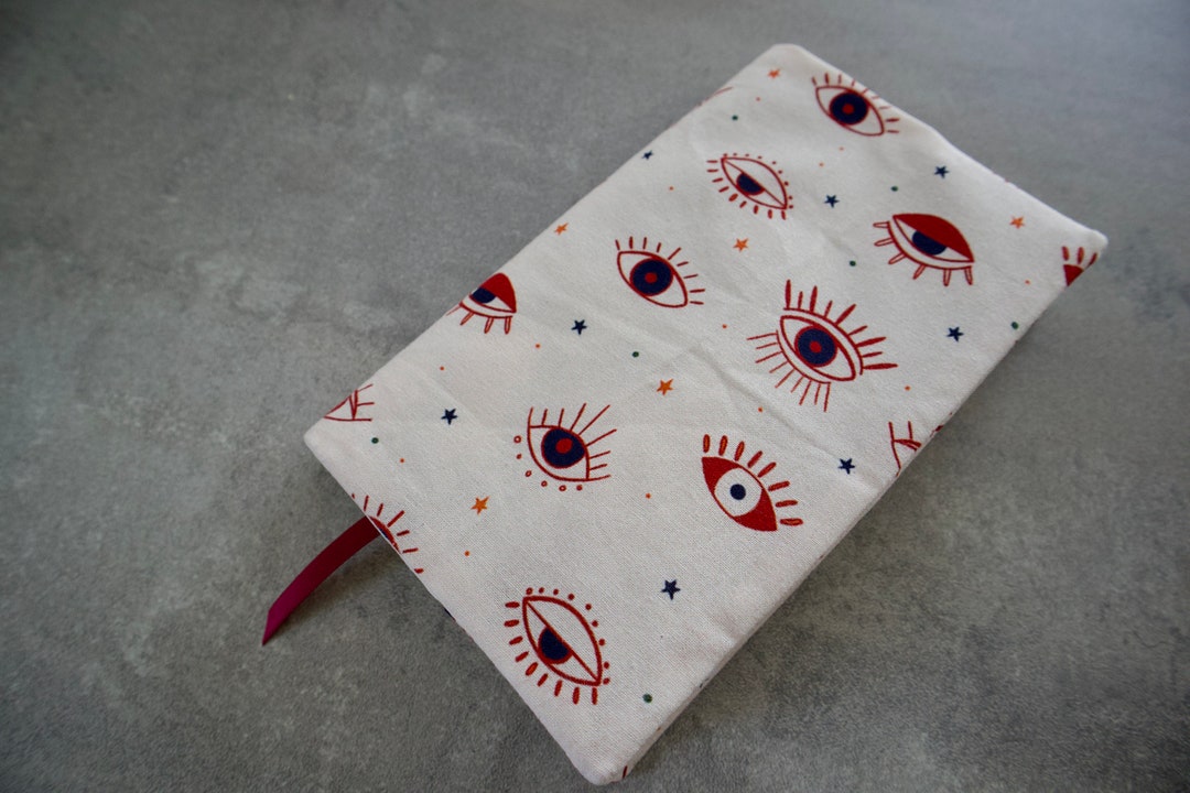 Pocket Book Cover With Integrated Bookmark Book Sleeve/cover - Etsy