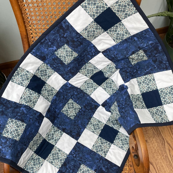 Shades of Blue Quilt Pattern - Etsy