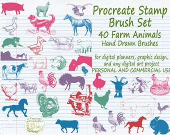 Horse Brush for Procreate - Etsy