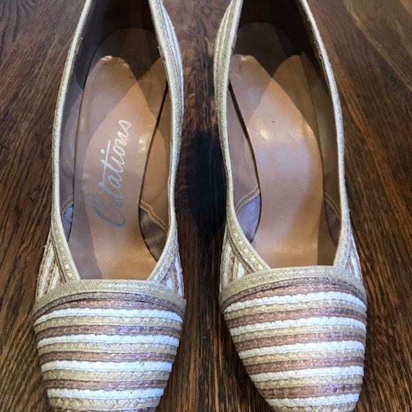 Woven Straw Shoes - Etsy