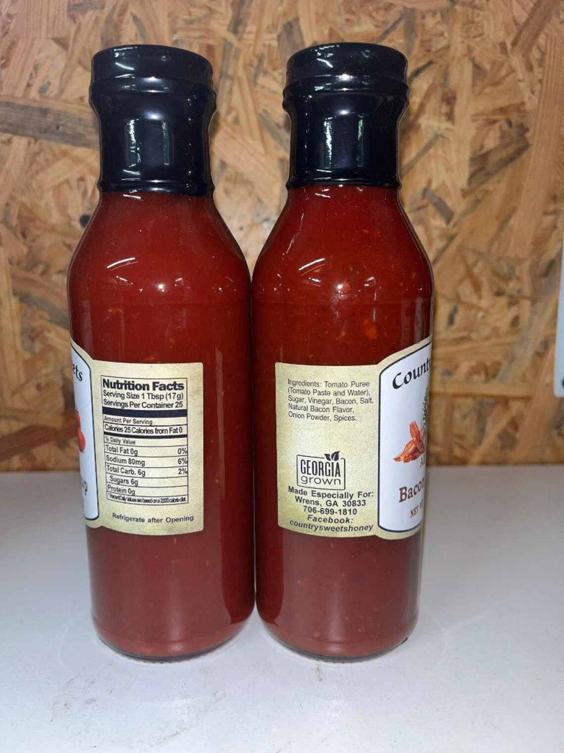 Country Sweets Bacon Ketchup 15 Fl.oz - Etsy