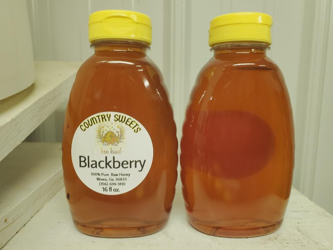 Country Sweets Pure Raw 1 Ibs / 16 Oz. Blackberry Honey - Etsy