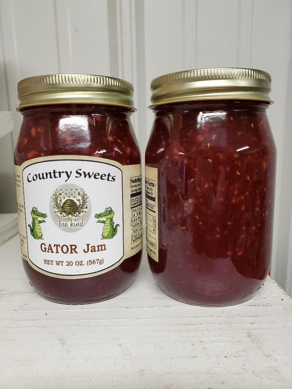 Country Sweets Gator Jam 20 Oz Jar - Etsy