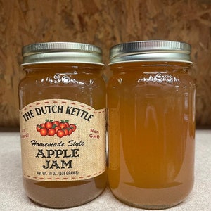 Dutch Kettle All-natural Homestyle Apple Jam 19 Oz Jar - Etsy