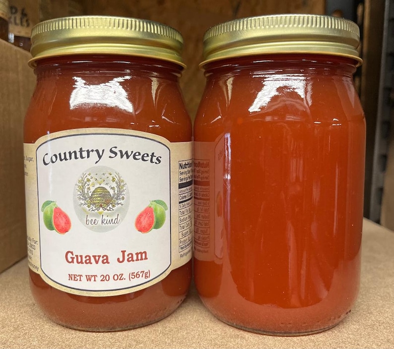 Country Sweets Guava Jelly 20 Oz Jar - Etsy