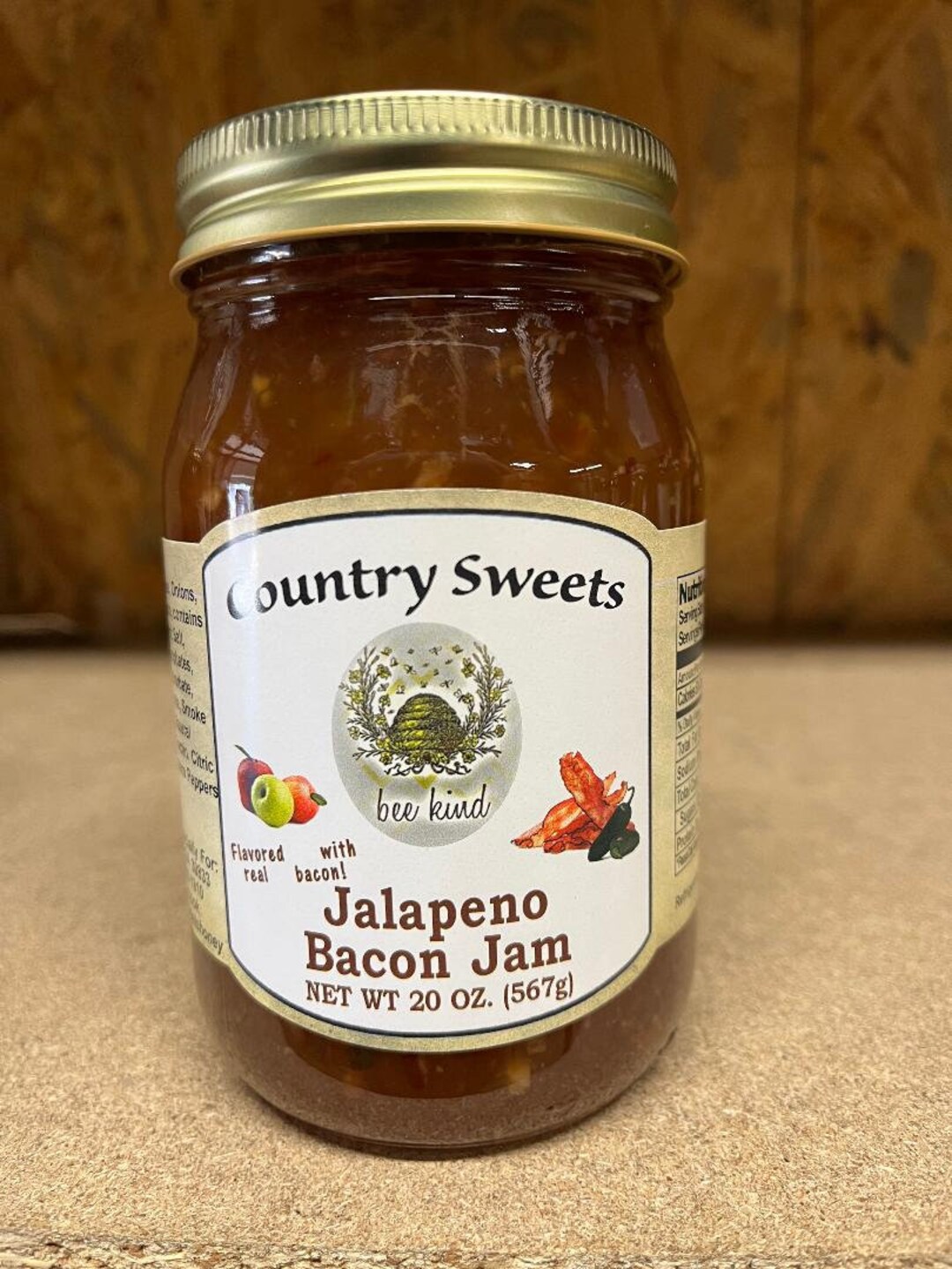 Country Sweets Bacon Jalapeno Jam 20 Oz Jar. - Etsy