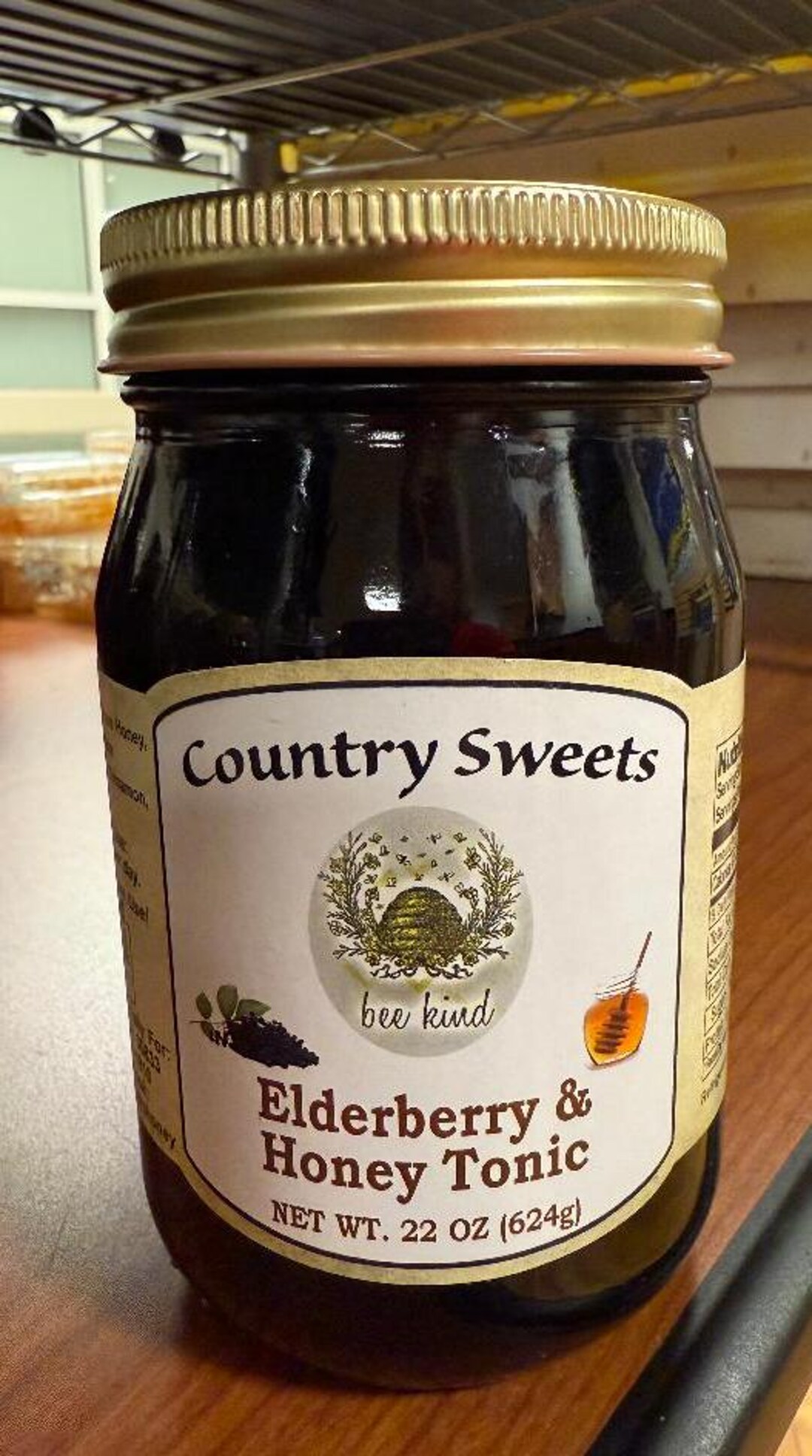Country Sweets Elderberry and Honey Tonic - Etsy
