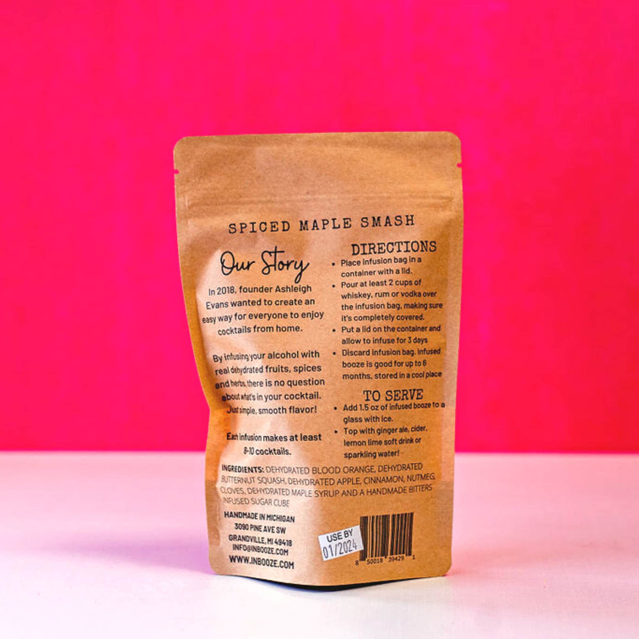 Spiced Maple Smash Alcohol Infusion Cocktail Kit - Etsy