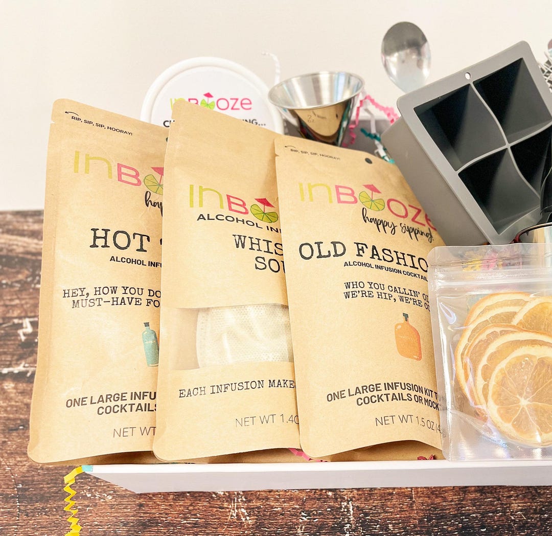 Whiskey & Bourbon Lovers Cocktail Infusion Gift Set - Etsy