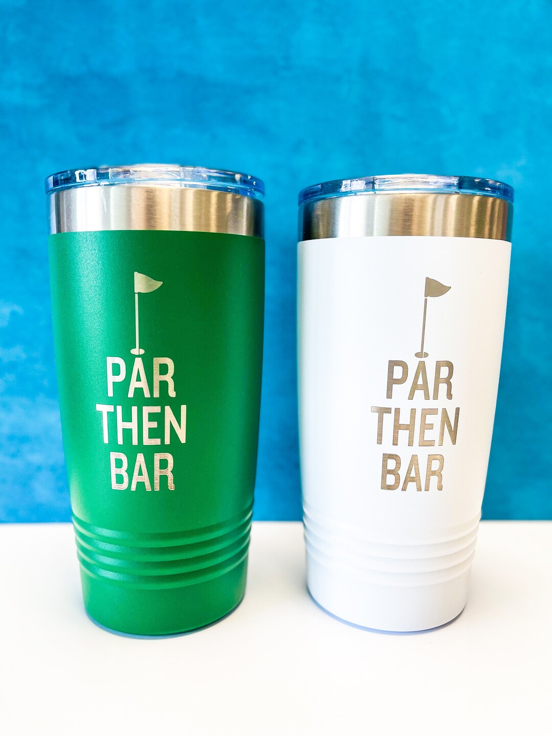 Par Then Bar Engraved Stainless Steel Pint - Golf Gift (20oz) - Etsy