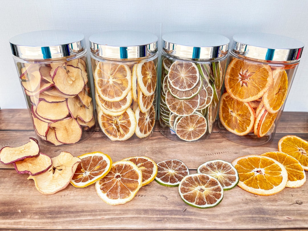 Dehydrated Fruit Garnish Bar Cart Jars Great for Cocktails, Mocktails ...
