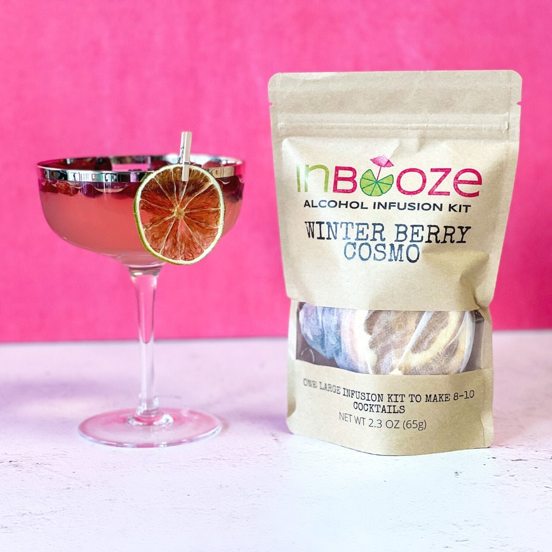 Winter Berry Cosmo Alcohol Infusion Cocktail Kit - Infuse Vodka, Rum or ...