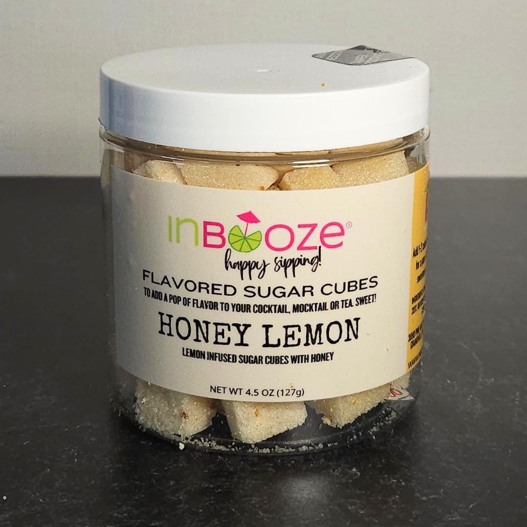 Honey Lemon Flavored Sugar Cubes: Cocktail & Tea Sweetener - Etsy