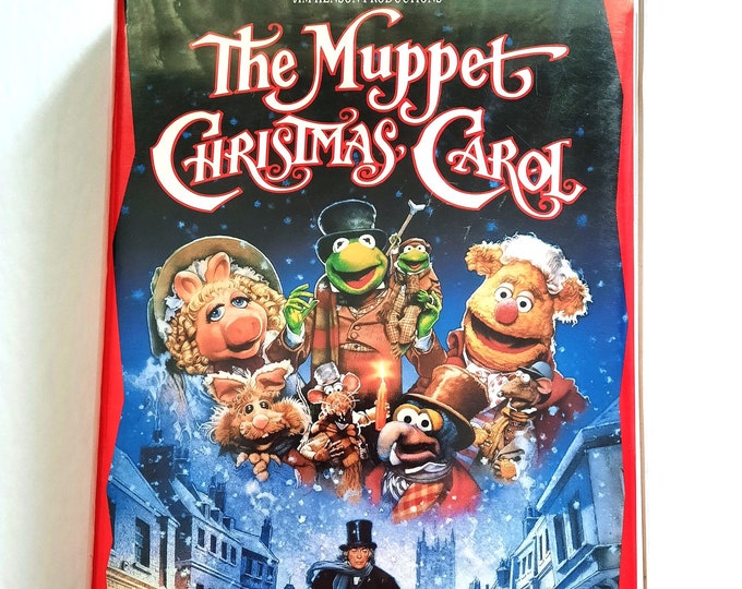 The MUPPET CHRISTMAS Carol VHS Walt Disney Video Classic Holiday Fairy ...