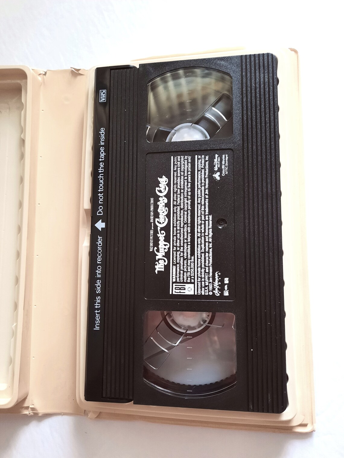 The MUPPET CHRISTMAS Carol VHS Walt Disney Video Classic - Etsy