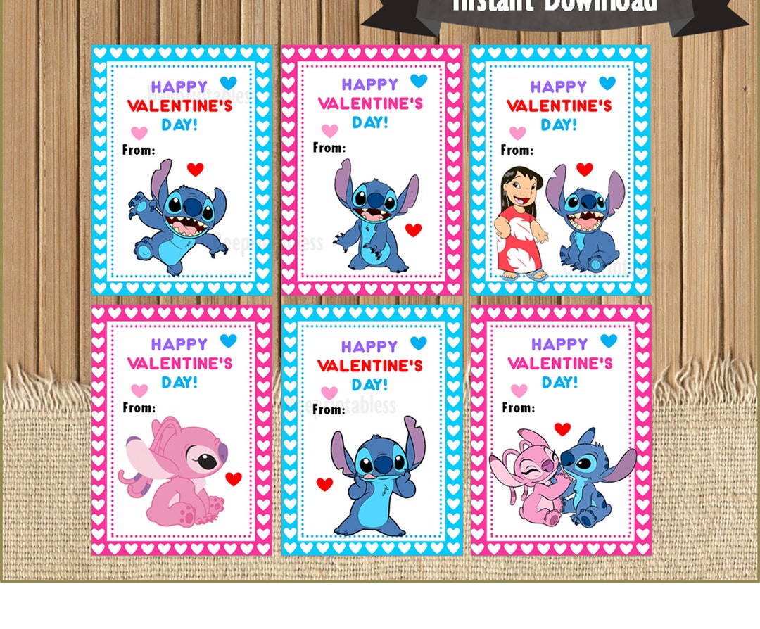 Cartoon Movie Valentine Cards, Printable Valentine, School Valentines ...