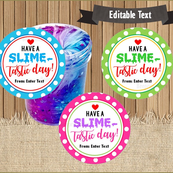 Slime Printable - Etsy