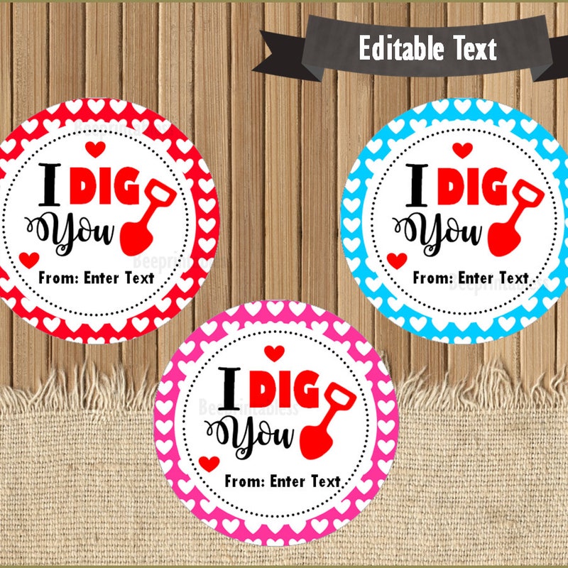 I Dig You Valentine - Etsy