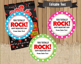 You Rock Valentine | Etsy