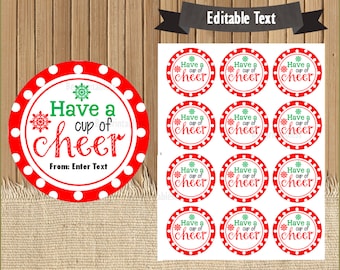 Coffee Cup Tags | Etsy