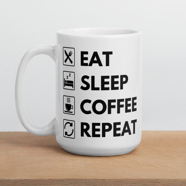 Eat Sleep Repeat - Etsy UK