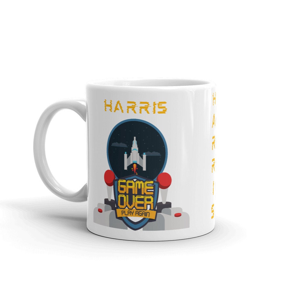 Personalised Game Over Retro Mug Gaming Console Game Over | Etsy