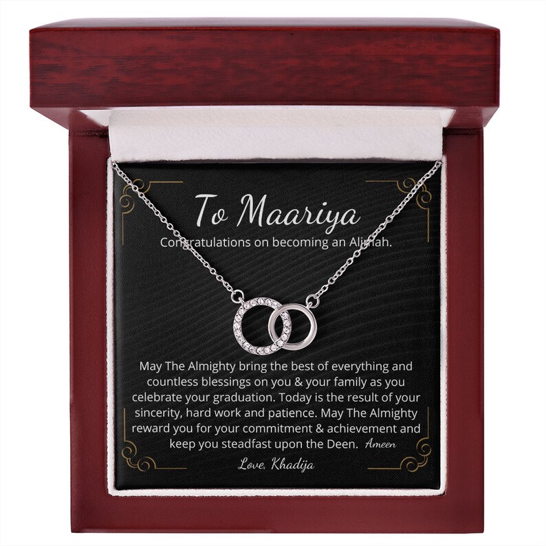 Personalised Alima Graduation Gift Alimah Gift Circle - Etsy
