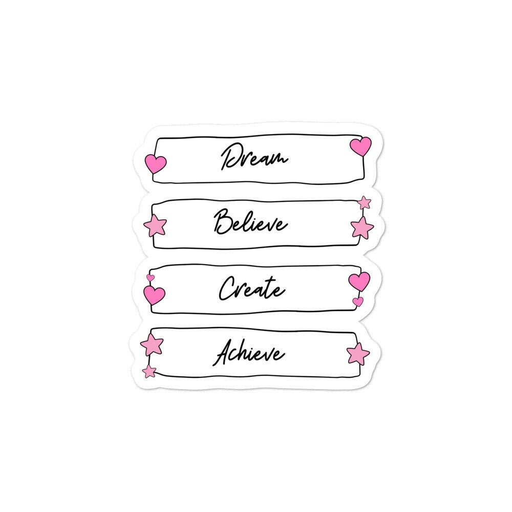 Stickers Motivational Inspiration sticker gift laptop sticker vinyl ...