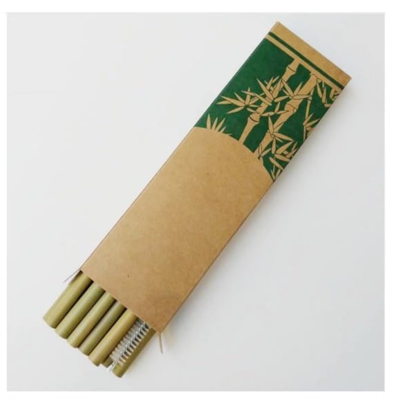 Bamboo Straws Reusable Straws Natural Drinking Straws Eco | Etsy