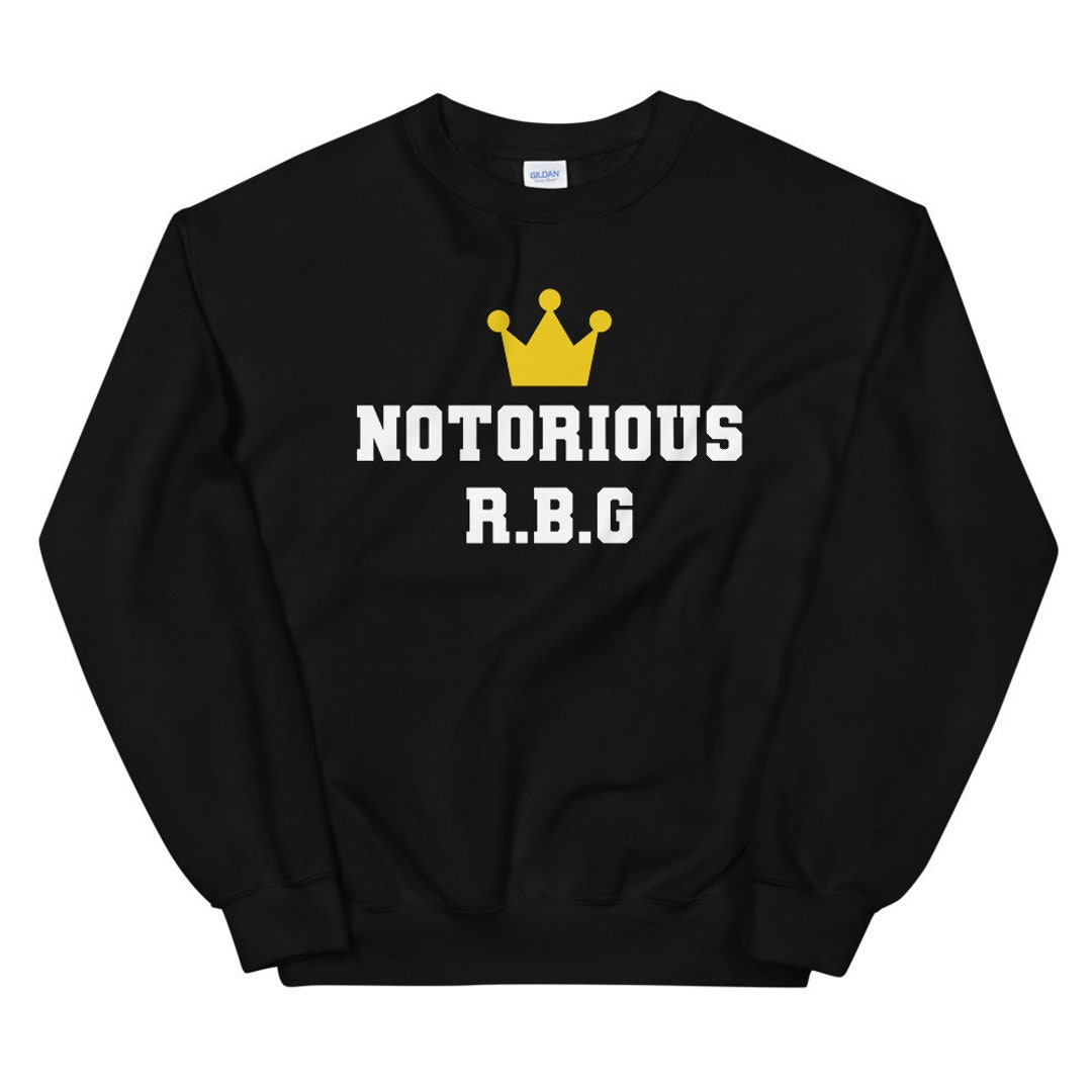 Crown Notorious RBG Sweater Ruth Bader Ginsburg Sweater - Etsy