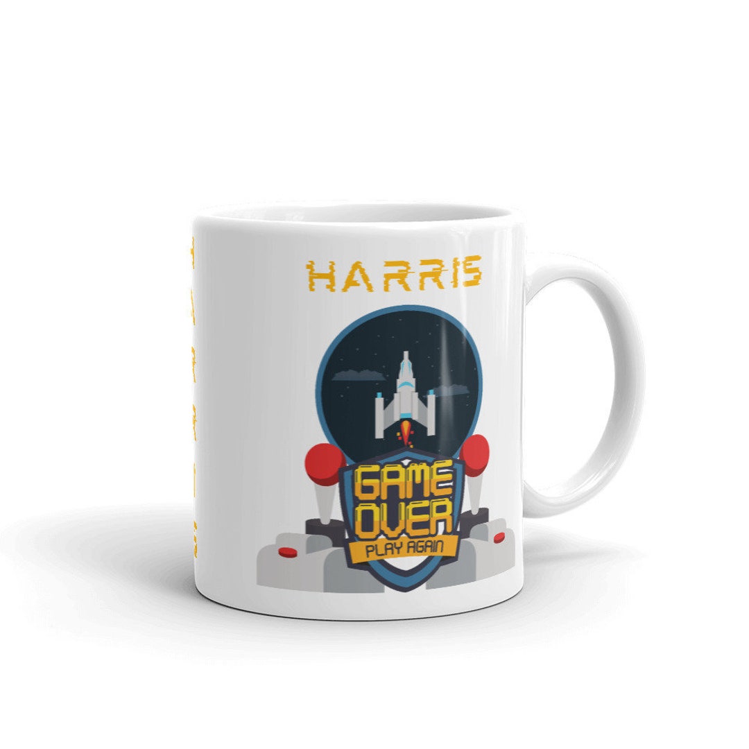 Personalised Game Over Retro Mug Gaming Console Game Over - Etsy
