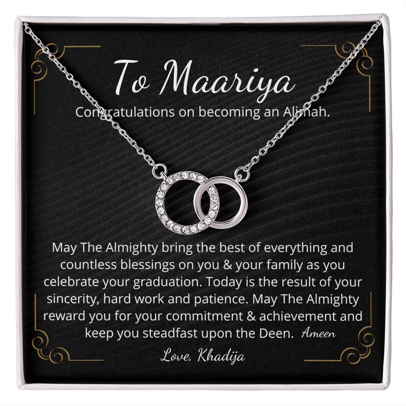 Personalised Alima Graduation Gift Alimah Gift Circle - Etsy