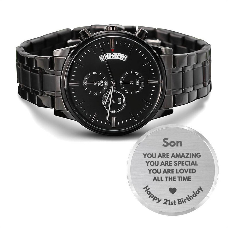 Engraved Watch for Son Birthday Poem Birthday Gift for Son - Etsy UK