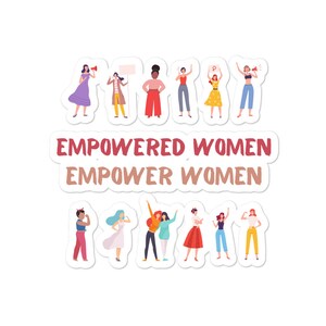 Empowered Women Empower Women Sticker Feminist Sticker - Etsy UK