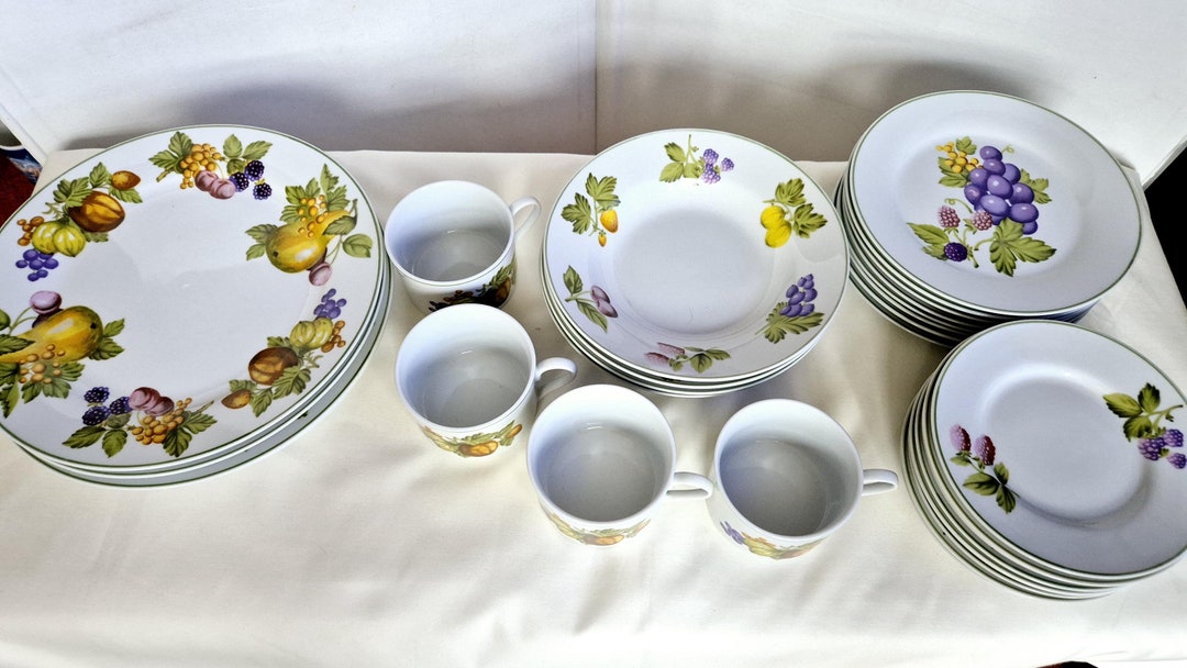 Royal Norfolk Fruit and Nut Cups, Saucers, Bowls, Side Plates and ...