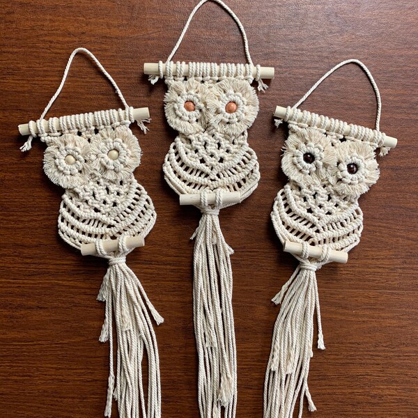 Macrame Owl - Etsy