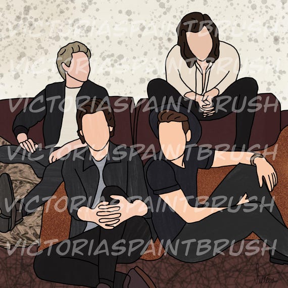 One Direction Drawing Cartoon
