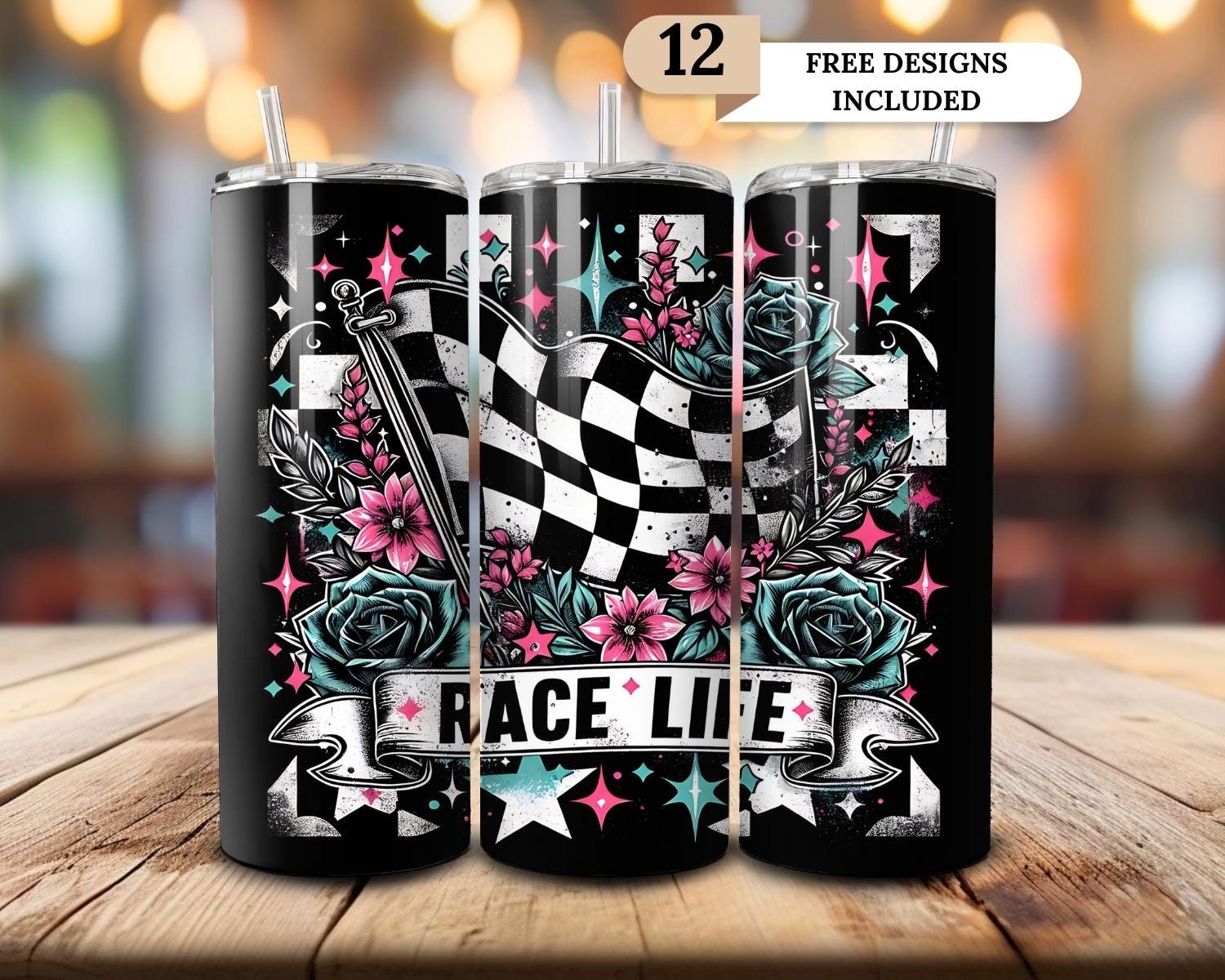 Race Life 20oz Sublimation Tumbler Design, Race Car Png, Racing PNG ...