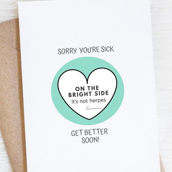 Sick Card - Etsy